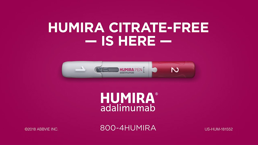 HUMIRA® (adalimumab) Citrate-free Injection